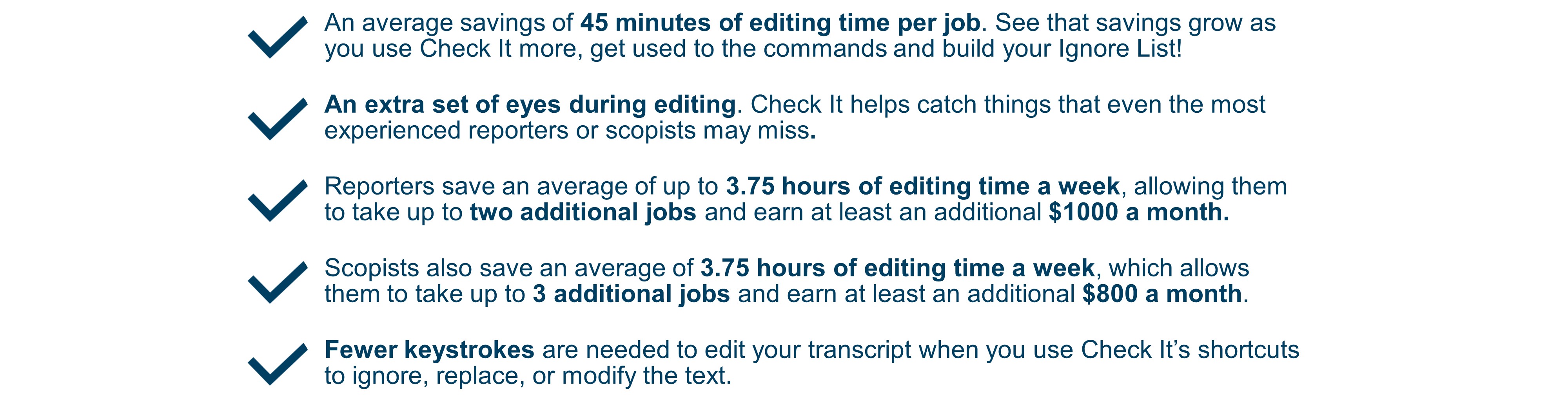 Check It | Stenograph L.L.C.