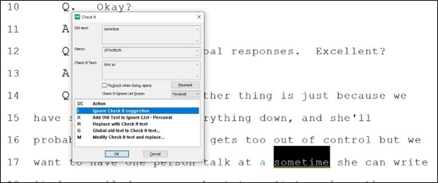 Check It | Stenograph L.L.C.