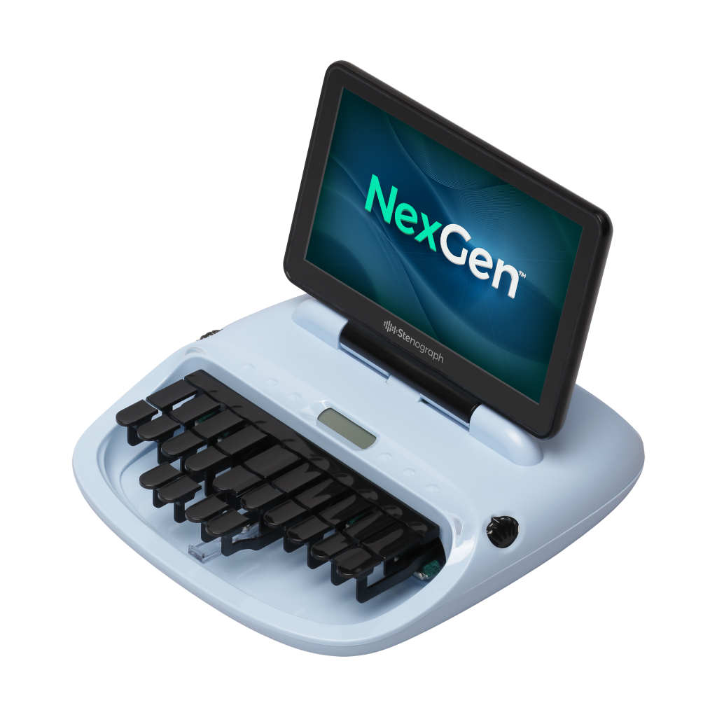 NexGen Sky Blue and Black | Stenograph L.L.C.