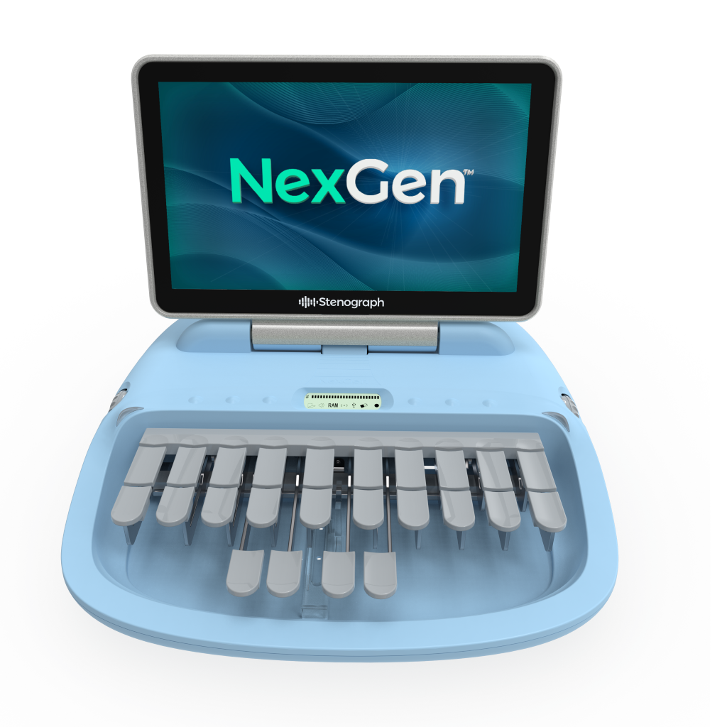 NexGen Sky Blue and Gray | Stenograph L.L.C.